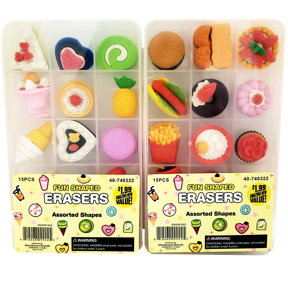 ERASERS IN PLASTIC BOX - BULKVANA - Wholesale Marketplace (Free Shipping)