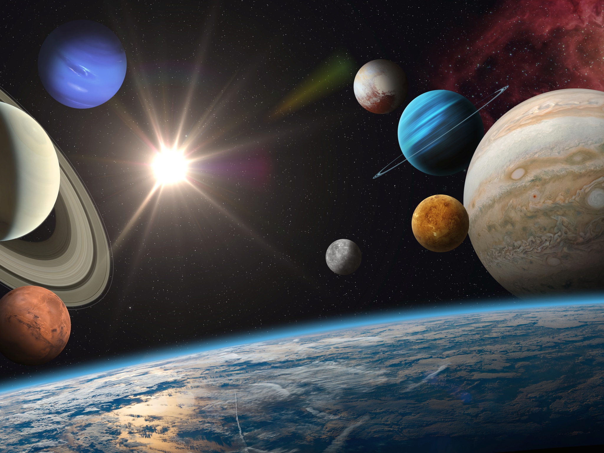 What determines the color of the planets? - Padeye