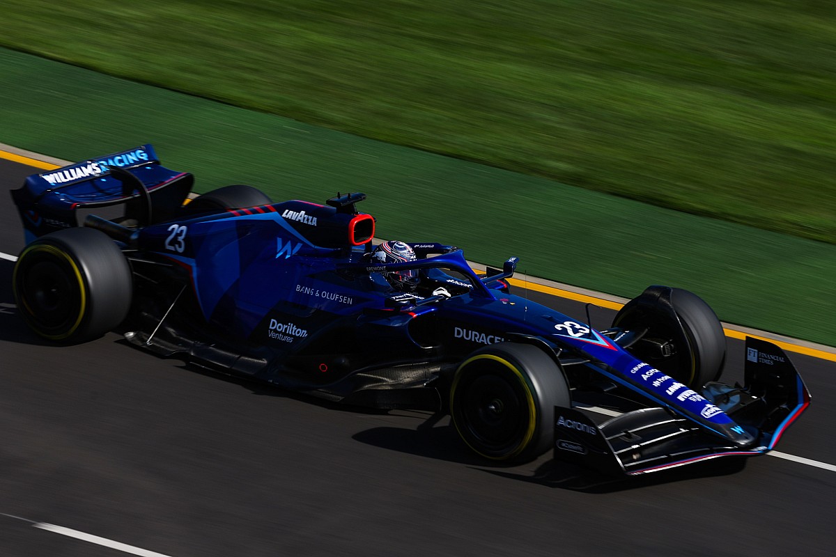 Why was the Williams F1 car blacker in Australia? - Padeye