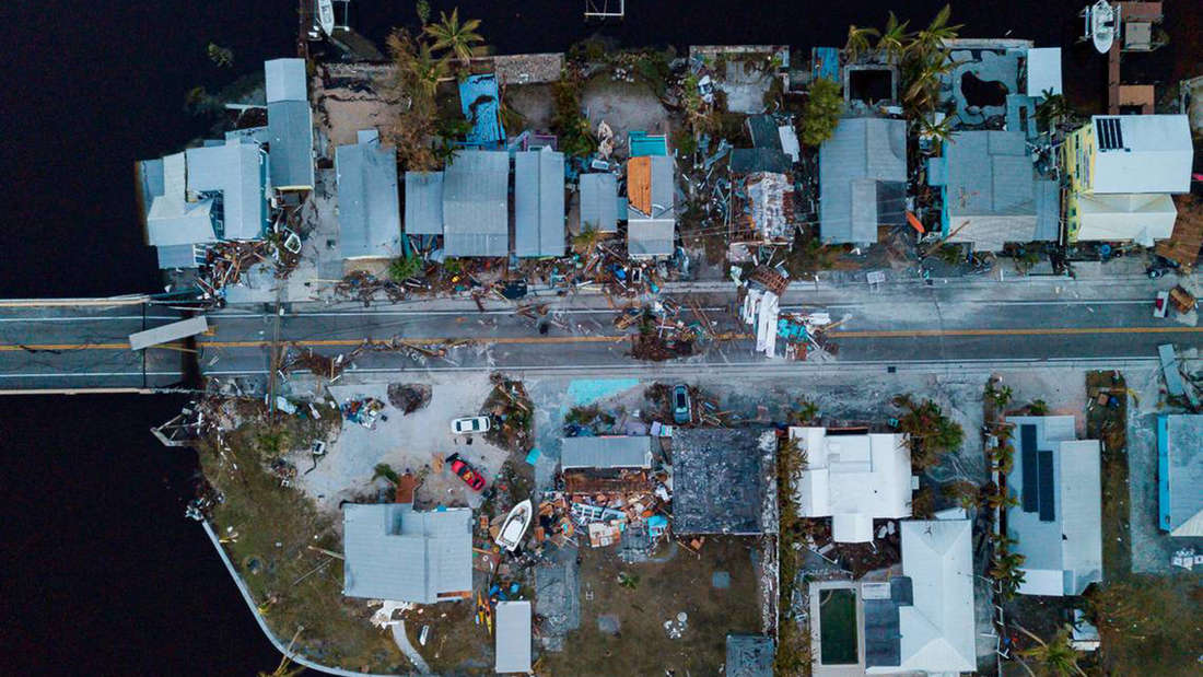 Hurricane "Ian" leaves complete devastation - emergency services ...