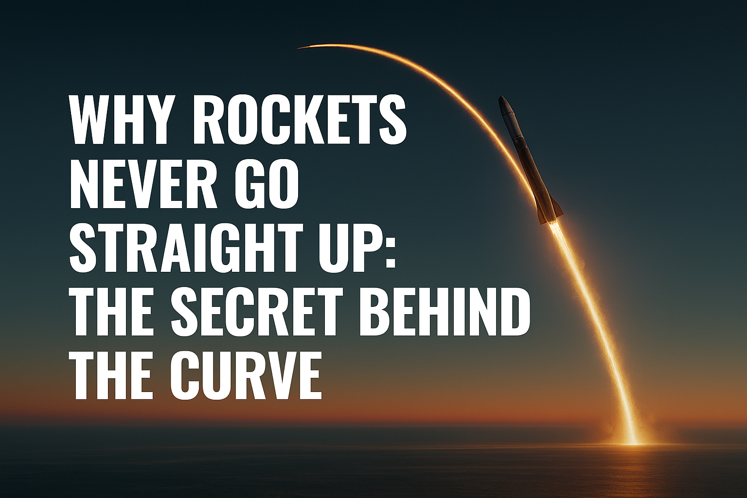 Why Rockets Never Go Straight Up: The Secret Behind the Curve