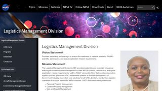 Nasa Osi Logistics Management Division
