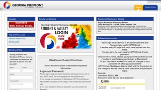 Blackboard Login Gptc
