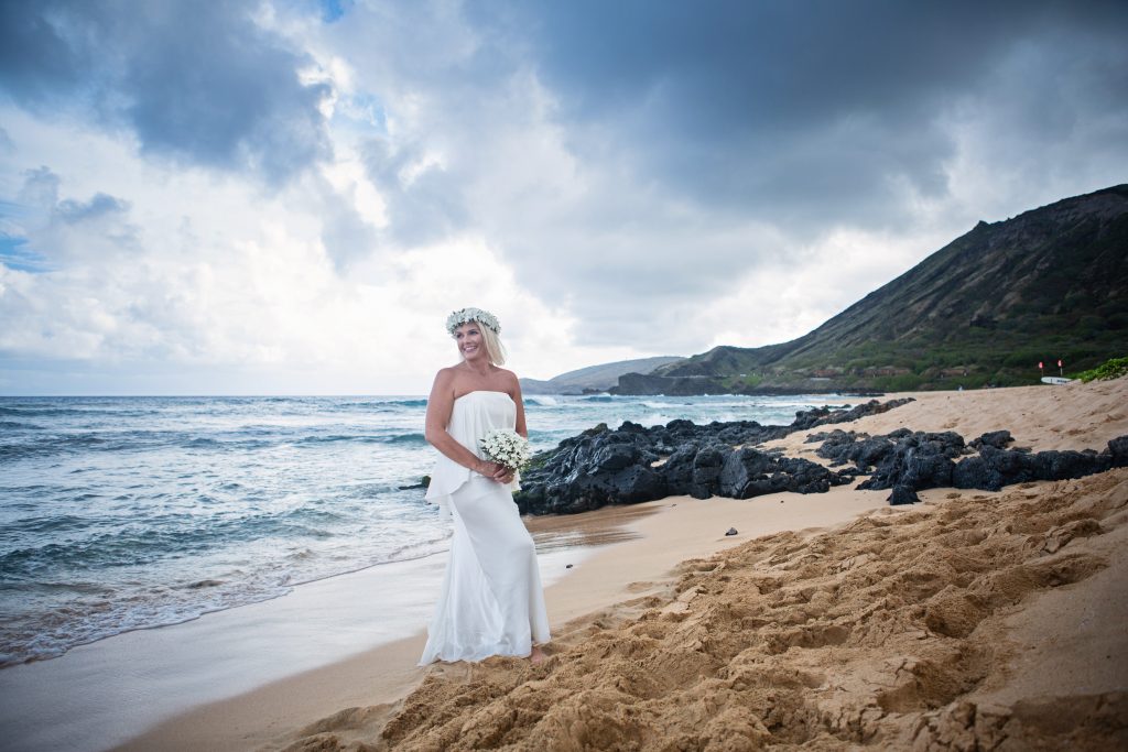Sandy Beach Wedding - Islander Weddings, Hawaii