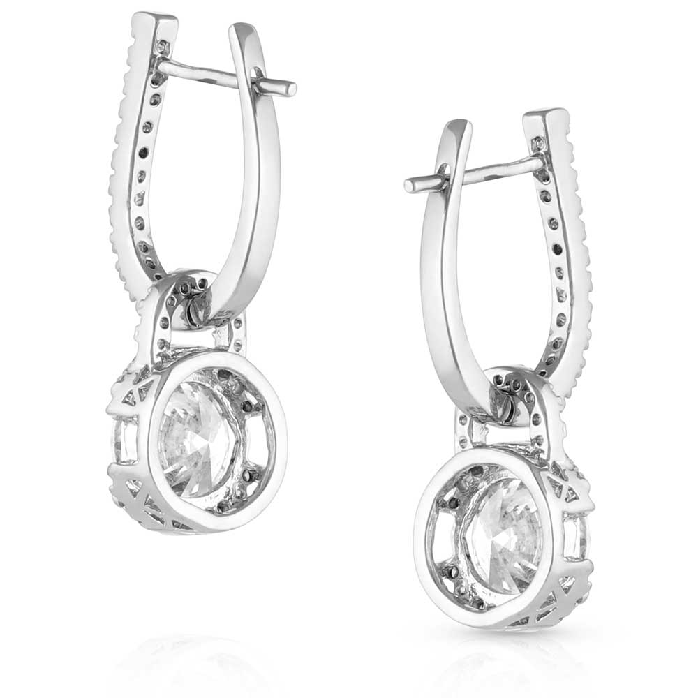 Lock and Key Crystal Earrings | Montana Silversmiths