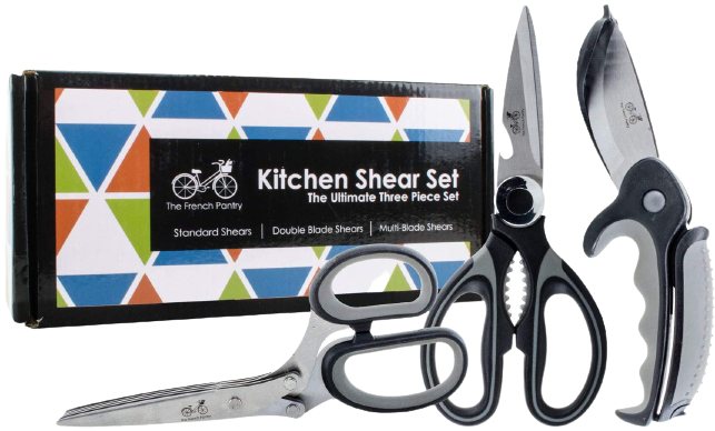 TRUESTYLE 1CT KITCHEN SCISSORS/CLIP SET #24005 – Fresno Wholesale Inc ...