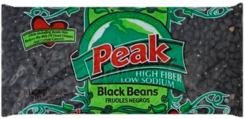 PEAK 24/1LB BLACK BEANS – Fresno Wholesale Inc. dba Best Buy Cash & Carry