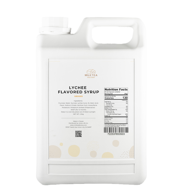 Lychee Flavored Syrup – Premium – SR0005 – MILK TEA FACTORY