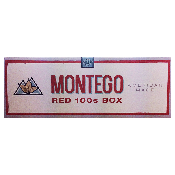 MONTEGO RED 100 BOX CARTON
