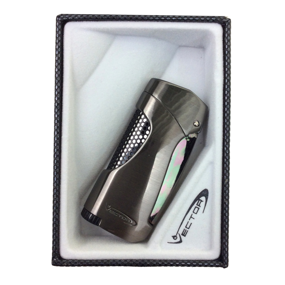 VECTOR VALOR/02 (GUNMETAL SATIN) TORCH LIGHTER