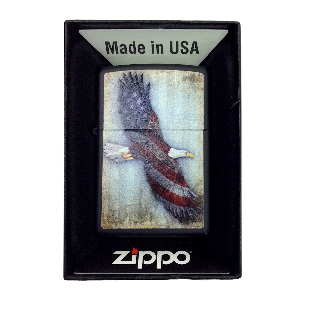 ZIPPO 853671 FLAG EAGLE CD