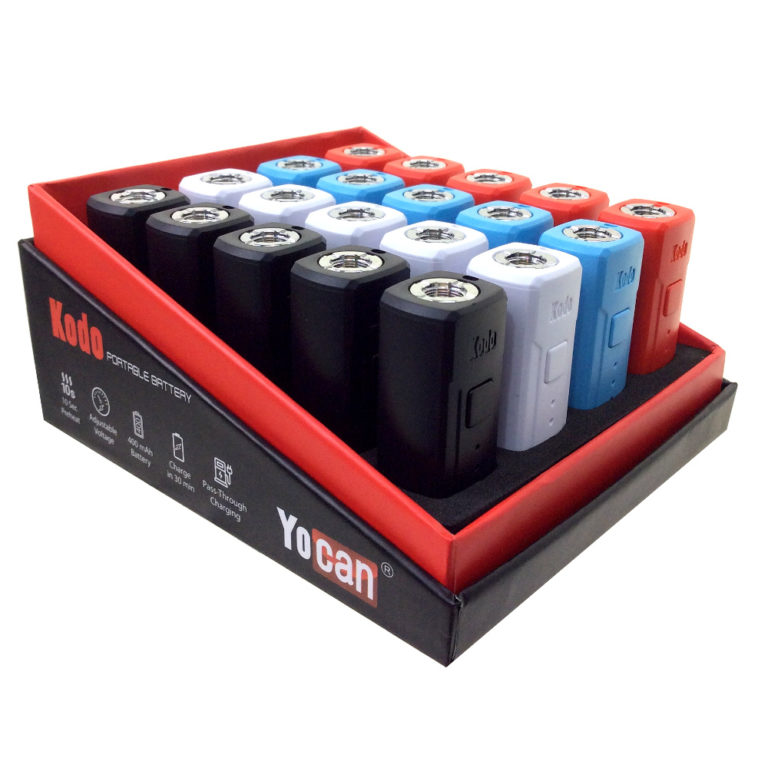 YOCAN KODO PORTABLE BATTERY (20 CT) ASSORTED COLORS