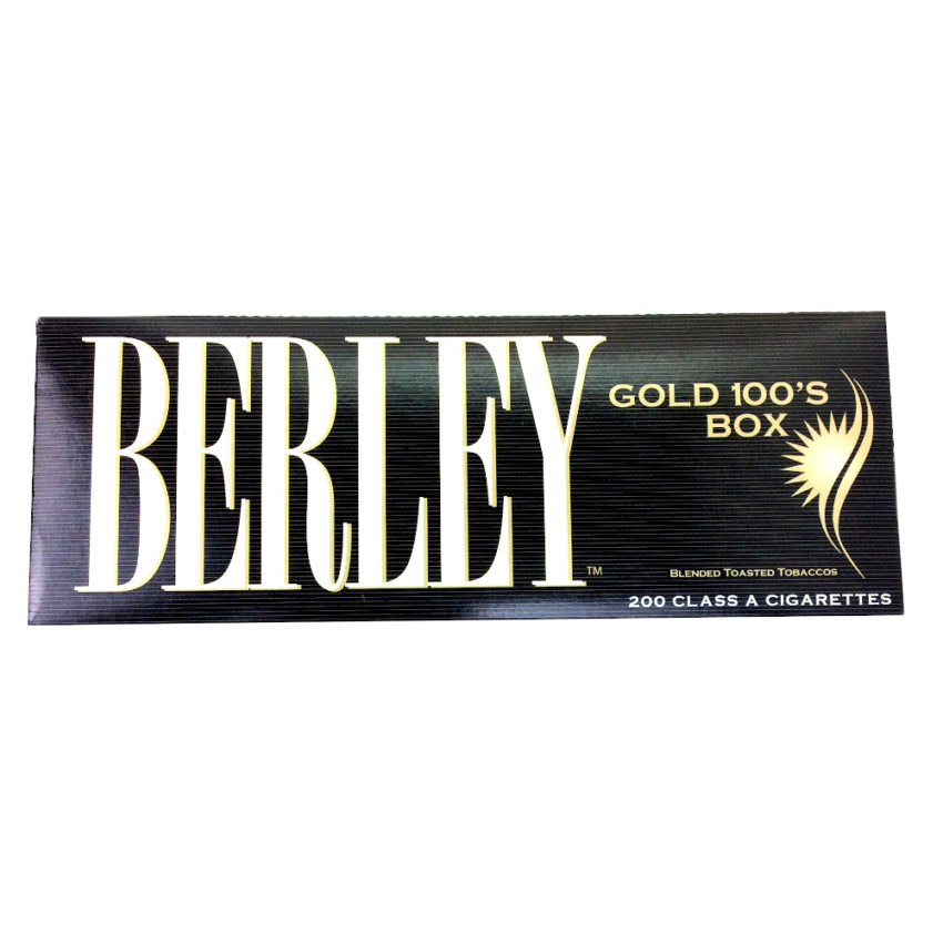 BERLEY GOLD 100'S BOX CARTON CIGARETTES
