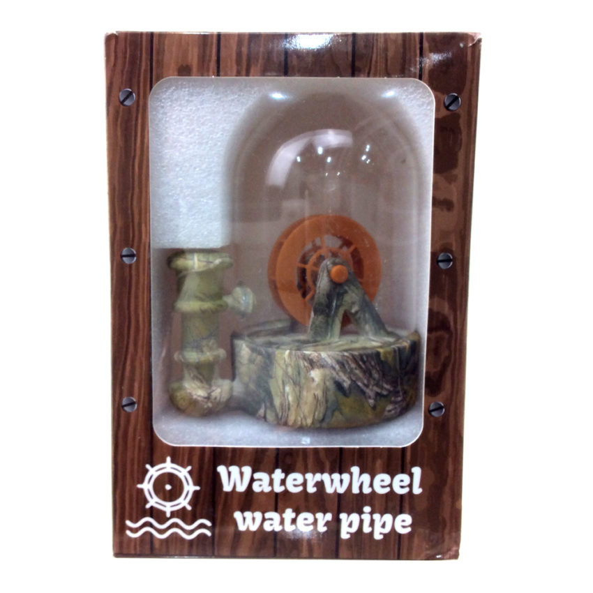 SILICONE 5 INCH WATERWHEEL WATER PIPE