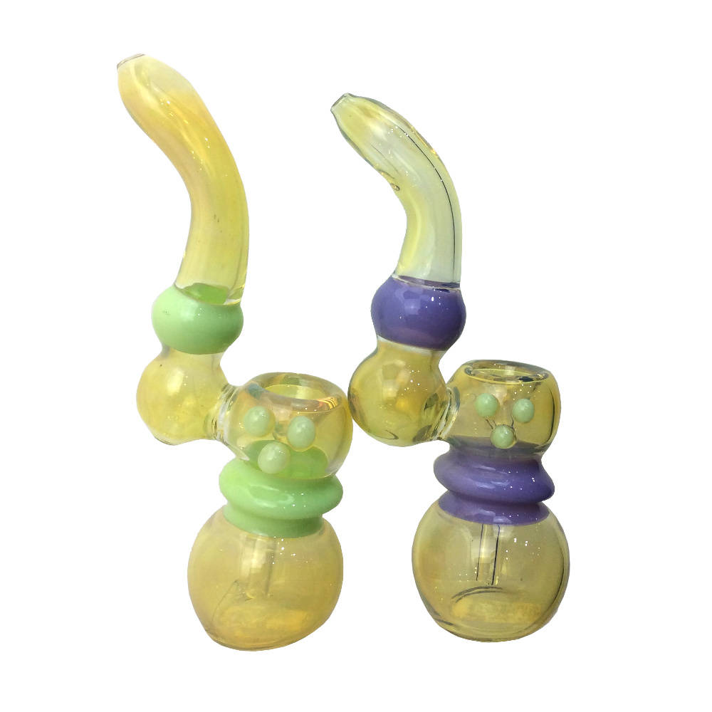 6 INCH FUMED SLIME BUBBLER WATER PIPE