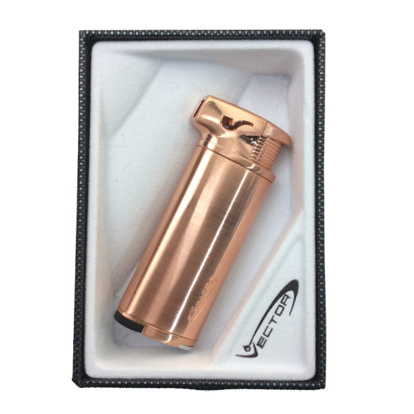 VECTOR ELIO/03 (COPPER GOLD SATIN) TORCH LIGHTER