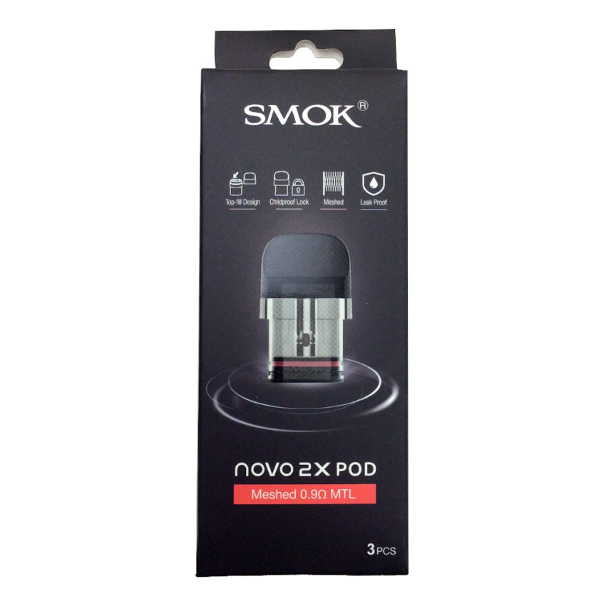 SMOK NOVO 2X POD MESH 0.9 MTL (3CT)