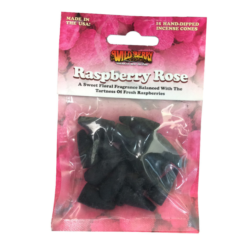 RASPBERRY ROSE INCENSE CONES