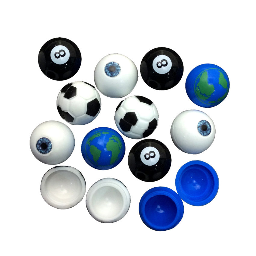 SILICONE ASSORTED BALLS CONTAINER JARS