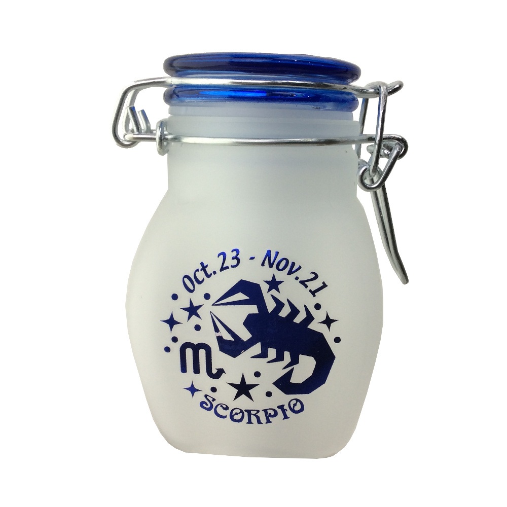 ZODIAC JAR COLLECTION SCORPIO 3.5 X 2 INCH