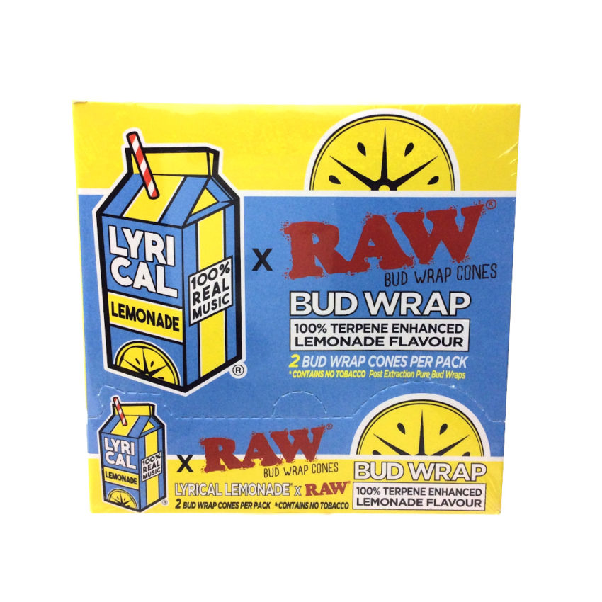 RAW BUD WRAP CONES LYRICAL LEMONADE (12 X 2)