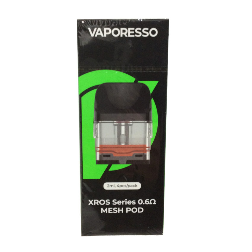 VAPORESSO XROS SERIES 0.6 OHM 2ML MESH POD (4 CT)