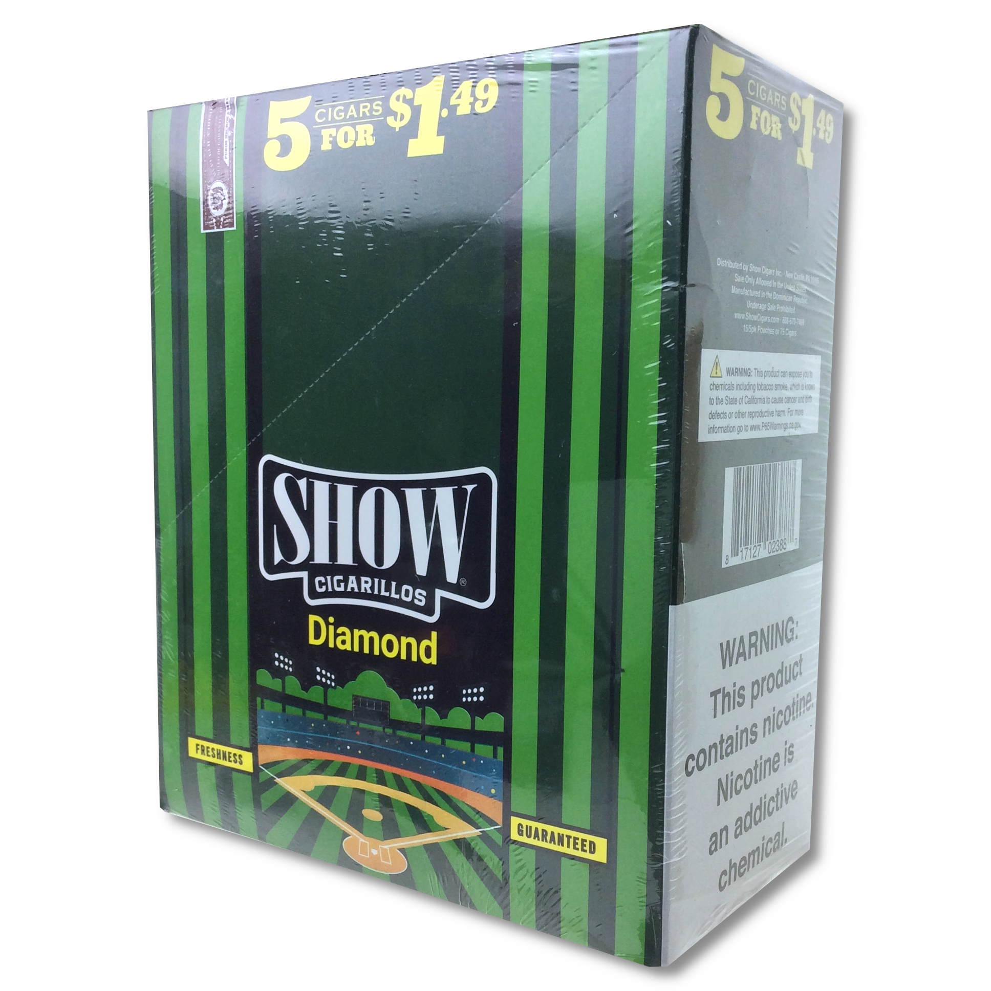 SHOW DIAMOND 5/$1.49 (15 CT)