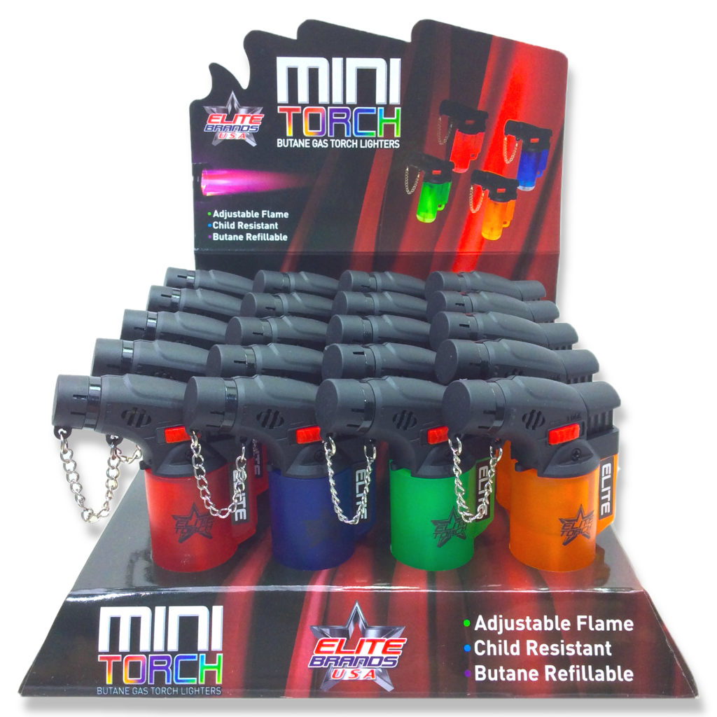 ELITE MINI NEON TORCH LIGHTERS EMNT100