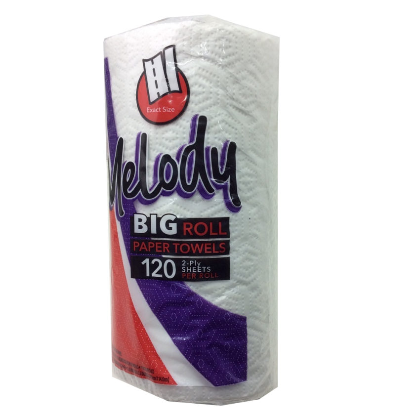 MELODY BIG ROLL PAPER TOWELS (120 SHEETS) -93866