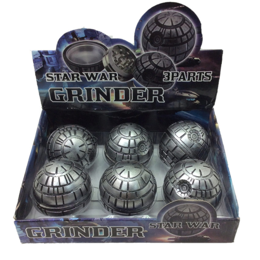 50MM DEATH STAR 3 PART GRINDER