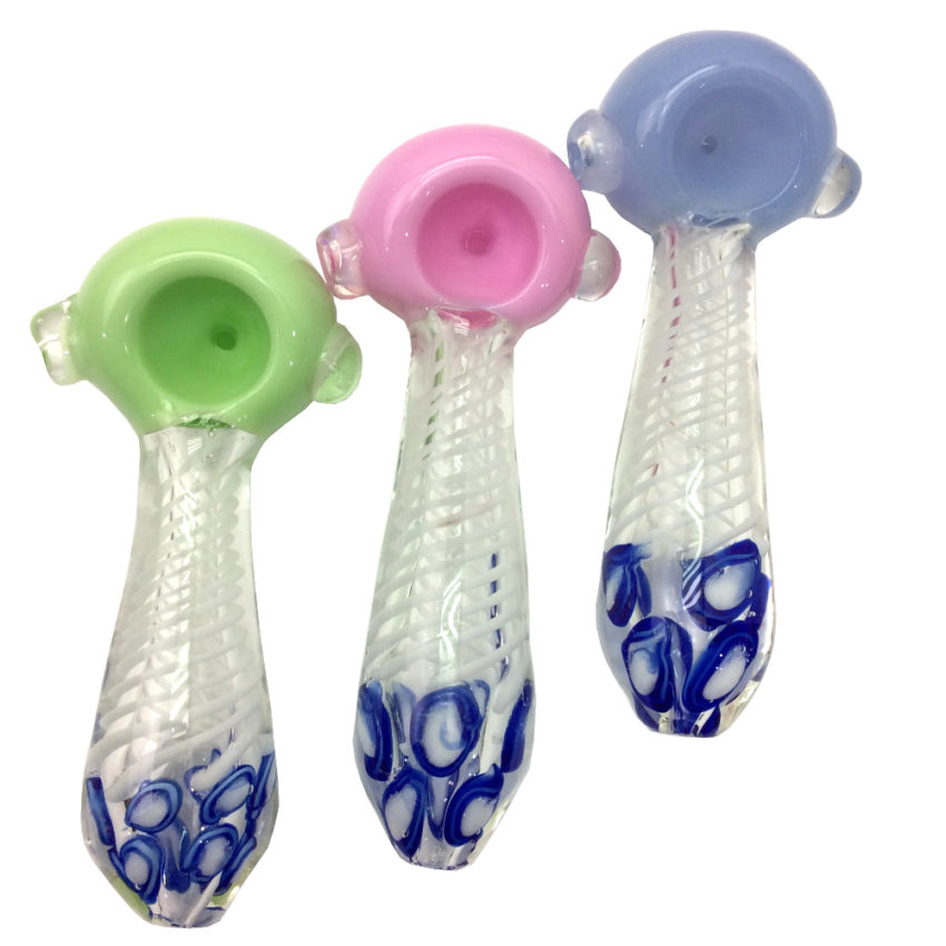5 INCH SLIME BOWL SPIRAL TUBE HAND PIPE