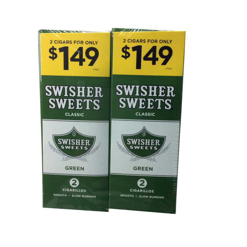 SWISHER SWEETS CLASSIC GREEN 2/1.49 (30 CT)