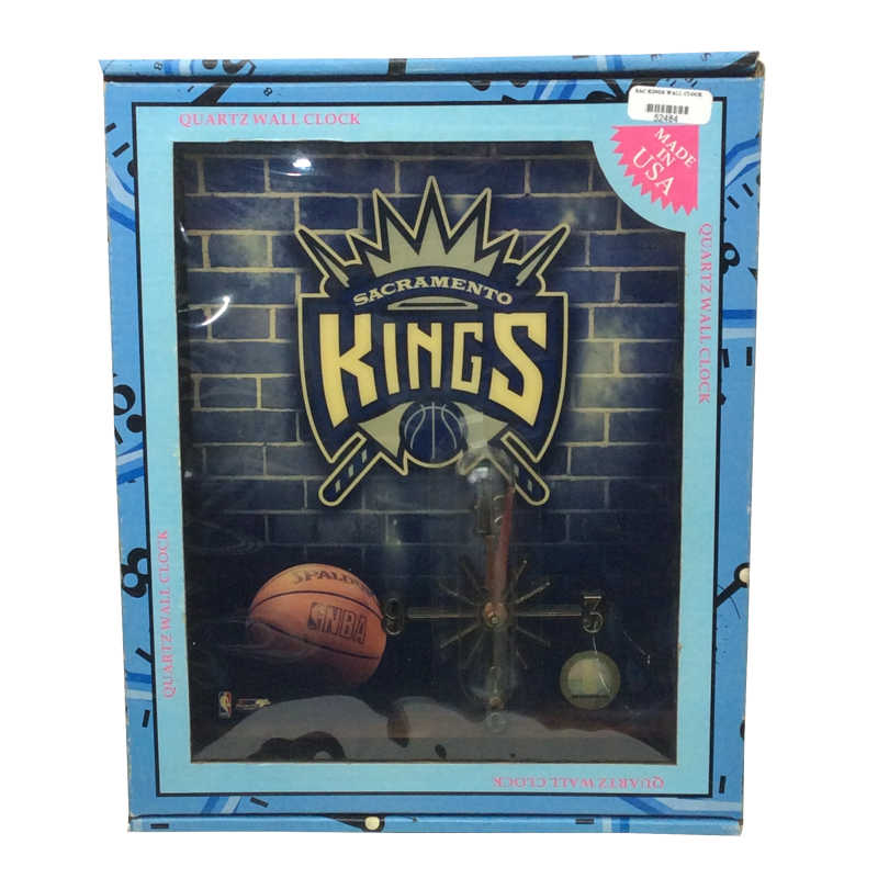SAC KINGS WALL CLOCK