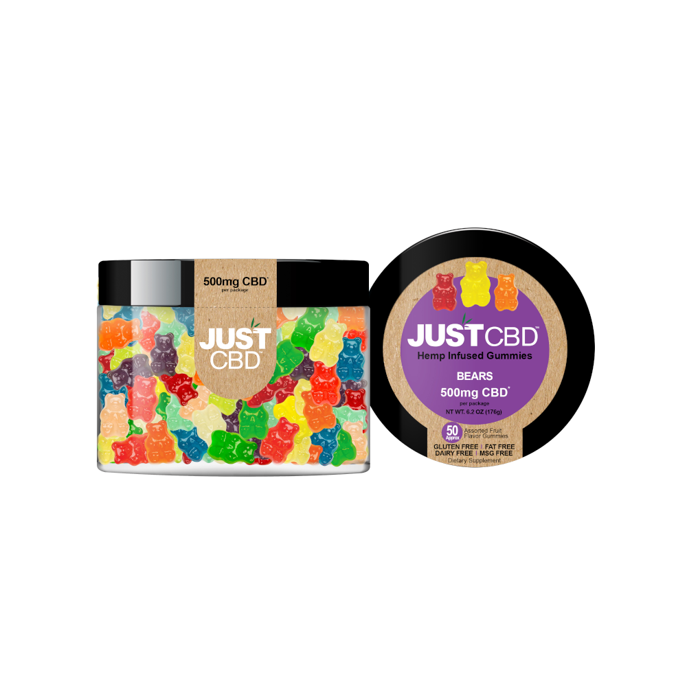 JUST CBD 500MG GUMMY BEARS