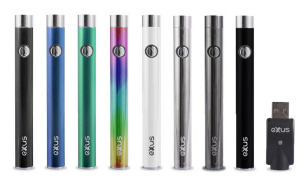 EXXUS SLIM VV2.0 510 CARTRIDGE BATTERY ASSORTED COLORS