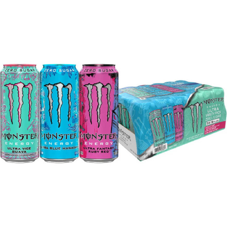 MONSTER ULTRA VARIETY PK SUGAR FREE 16OZ (24 CT) (ULTRA GUAVA/HAWAIIAN ...