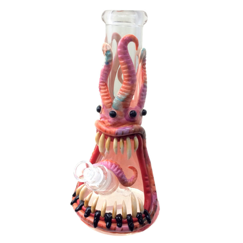 12.5 INCH 3D KRAKEN BEAKER WATER PIPE