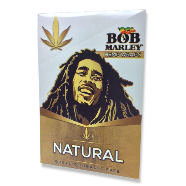 BOB MARLEY NATURAL HEMP WRAPS (25/2 CT)
