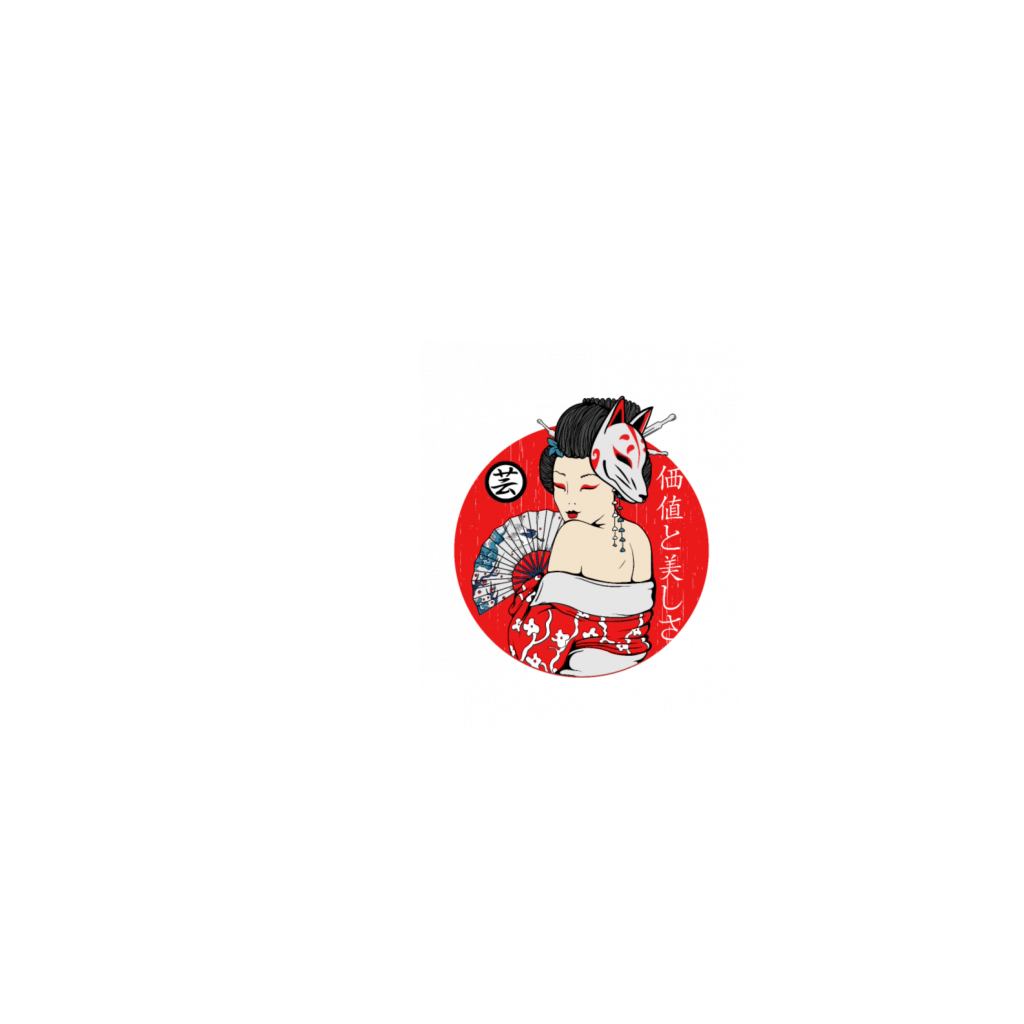 Maiko Geisha girl Kitsune mask japanese aesthetic Camping Mug ...