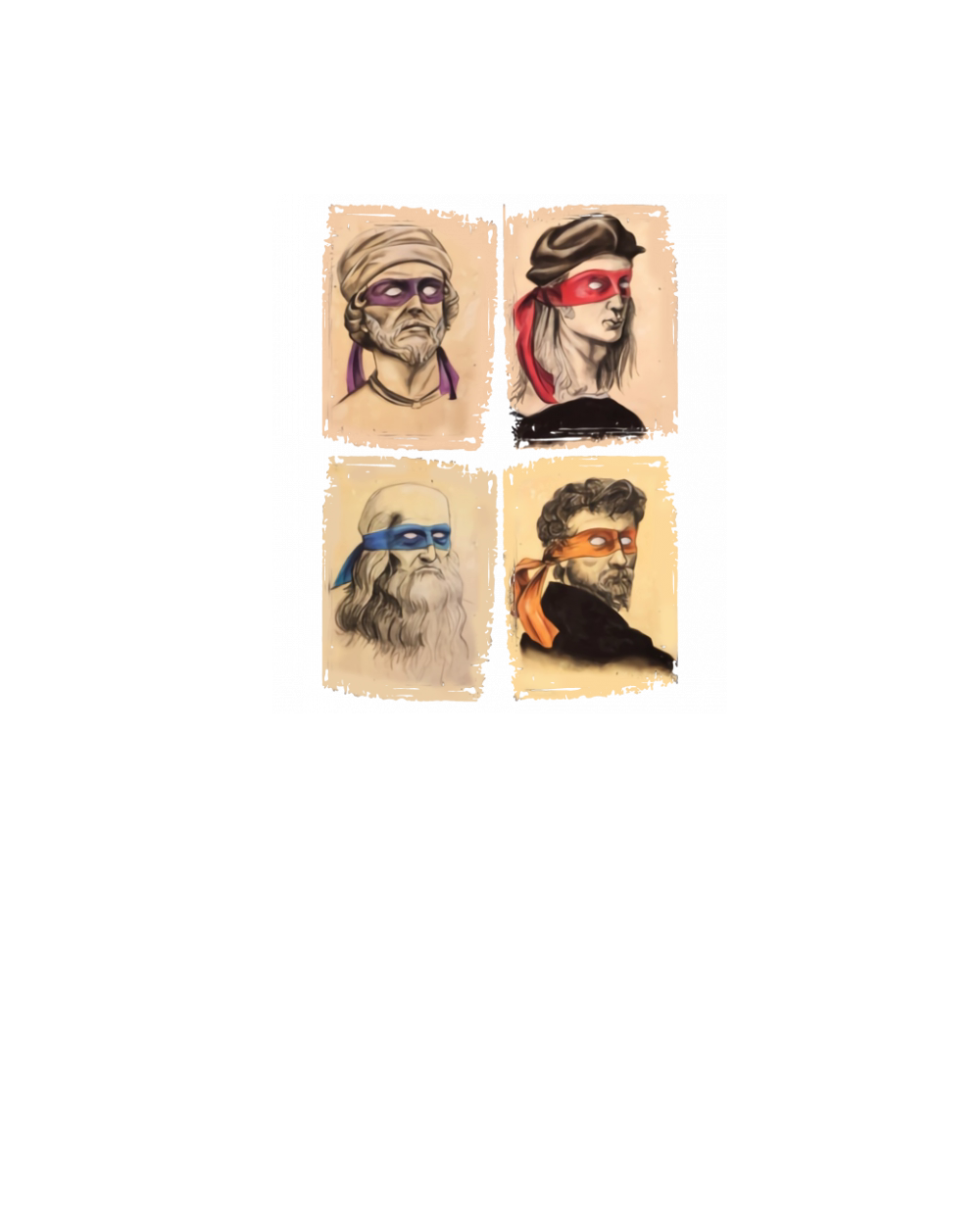 Renaissance Artists Turtles Ninja Turtles Renaissance Artists Project
