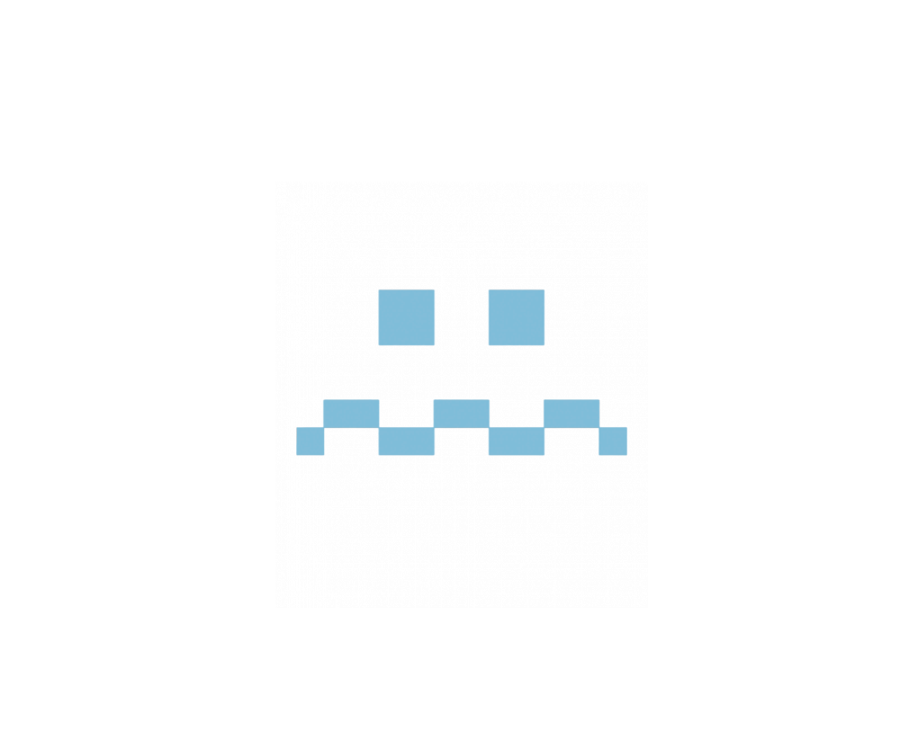 Blue Pacman Ghost Shirt